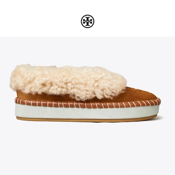 Tory Burch | Shoes | Tory Burch Genuine Shearling Fur Slipper Moccasin | Poshmark